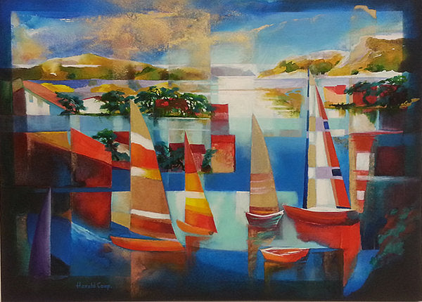 Harold Coop | Coastal Abstract v | Art for Hire | Art for Sale – Art ...